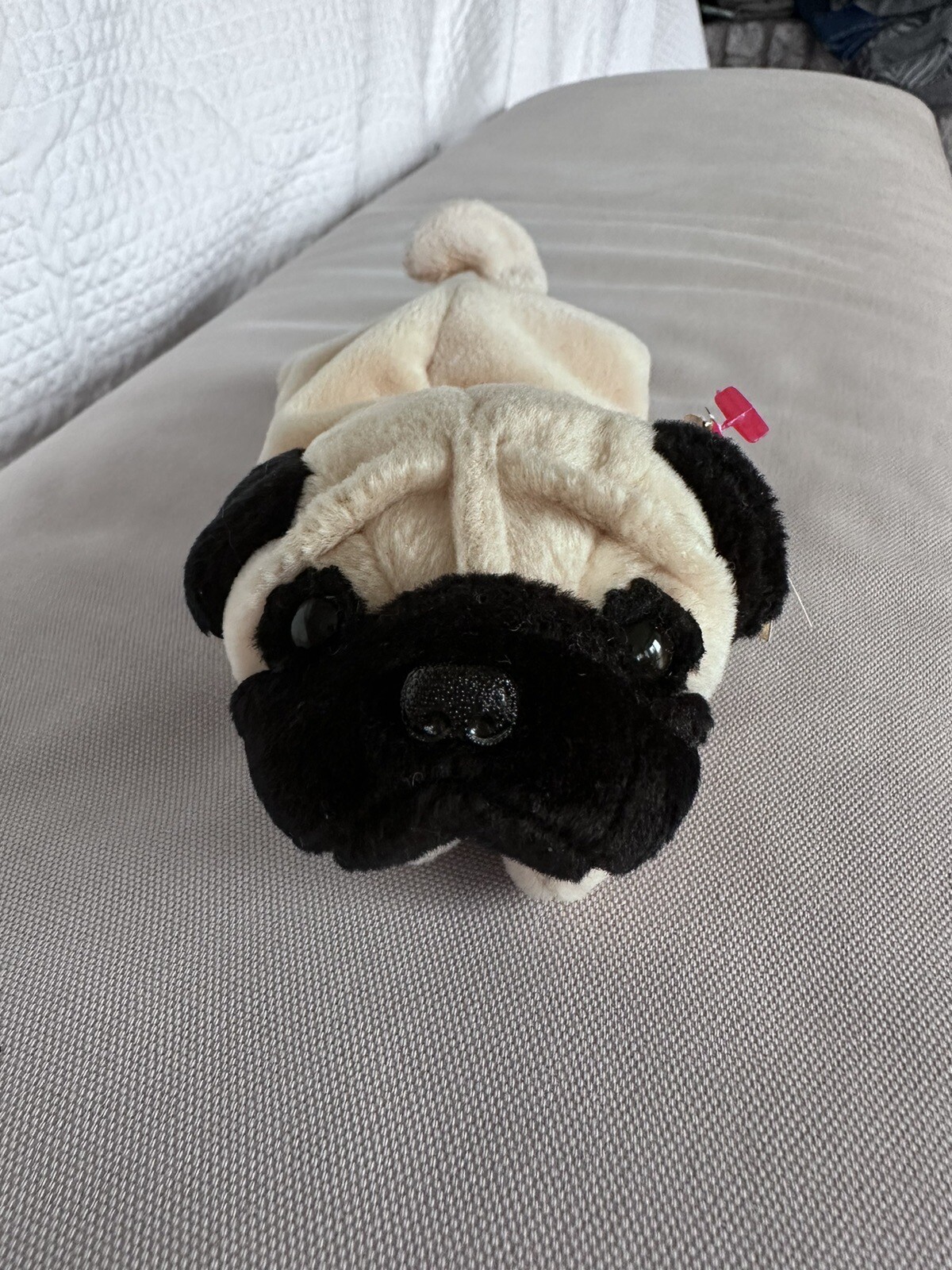 Original Ty Beanie Baby PUGSLEY The Dog Style 4106 With Tag | eBay