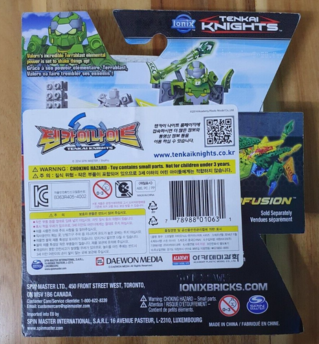 Building Toy Tenkai Knights Ionix Mini Figure Bravenwolf Knight 10001 ...