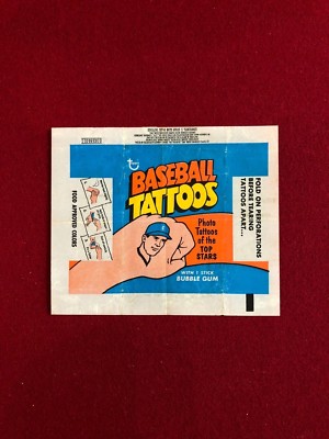 1971, "Topps", Baseball TATTOOS Wrapper (Scarce) | eBay