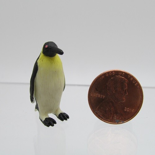 Dollhouse Miniature Plastic Rubber Toy Penguin MUL6030 | eBay