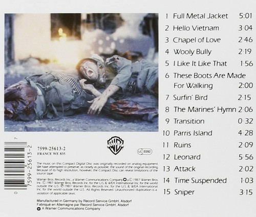 Full Metal Jacket Soundtrack | eBay