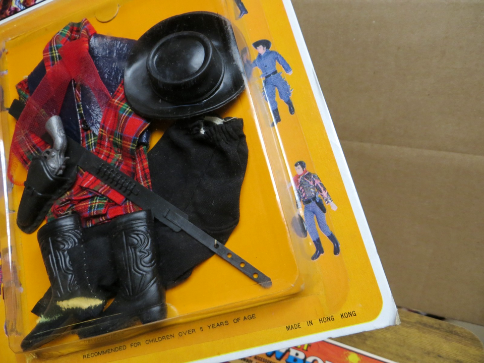 VINTAGE GI JOE 1964:MEGO LJN FIGHTING YANK: WILD WEST COWBOYSET OF 4 ...