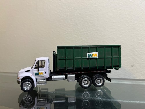 HO Scale Boley International Waste Management Rolloff Dumpster Truck ...