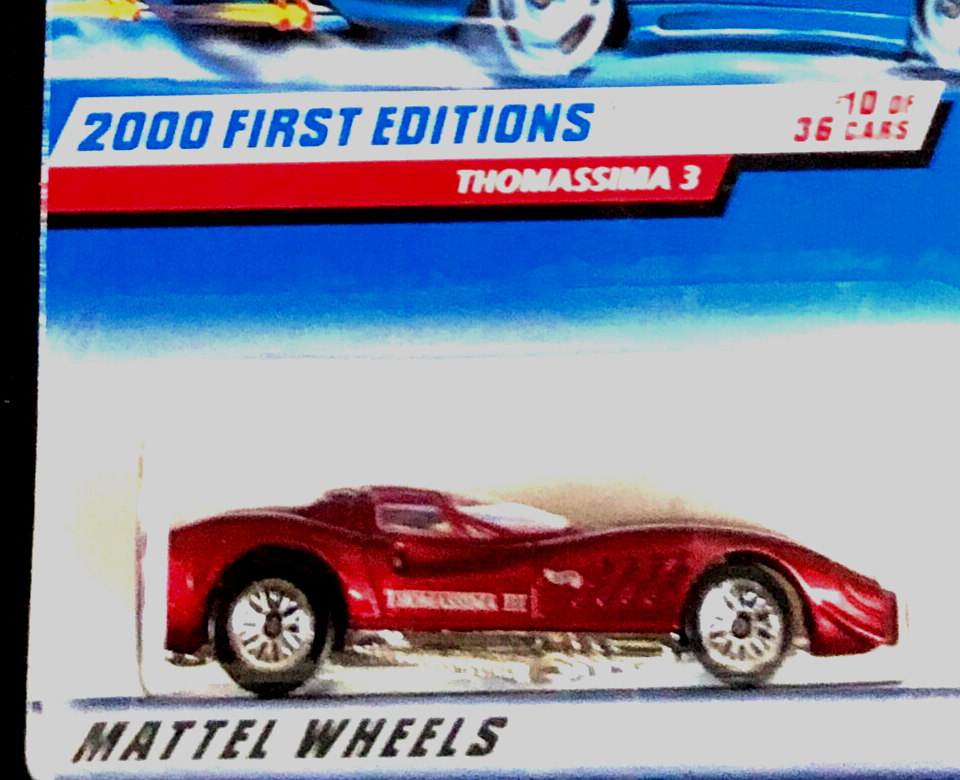 HOT WHEELS 2000 FIRST EDITION "THOMASSIMA 3" #10 0F 36 CARS | eBay UK