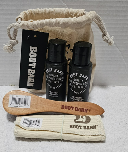 The Boot Barn Leather Care Kit 5 pc set | eBay