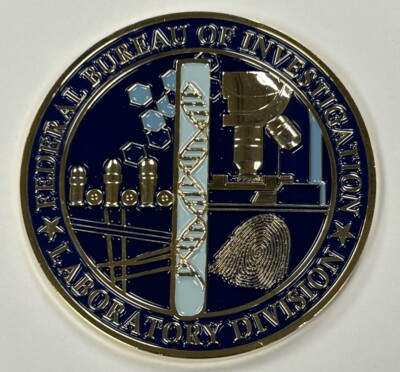 FBI Federal Bureau Of Investigation Laboratory Division 1.75” Challenge ...