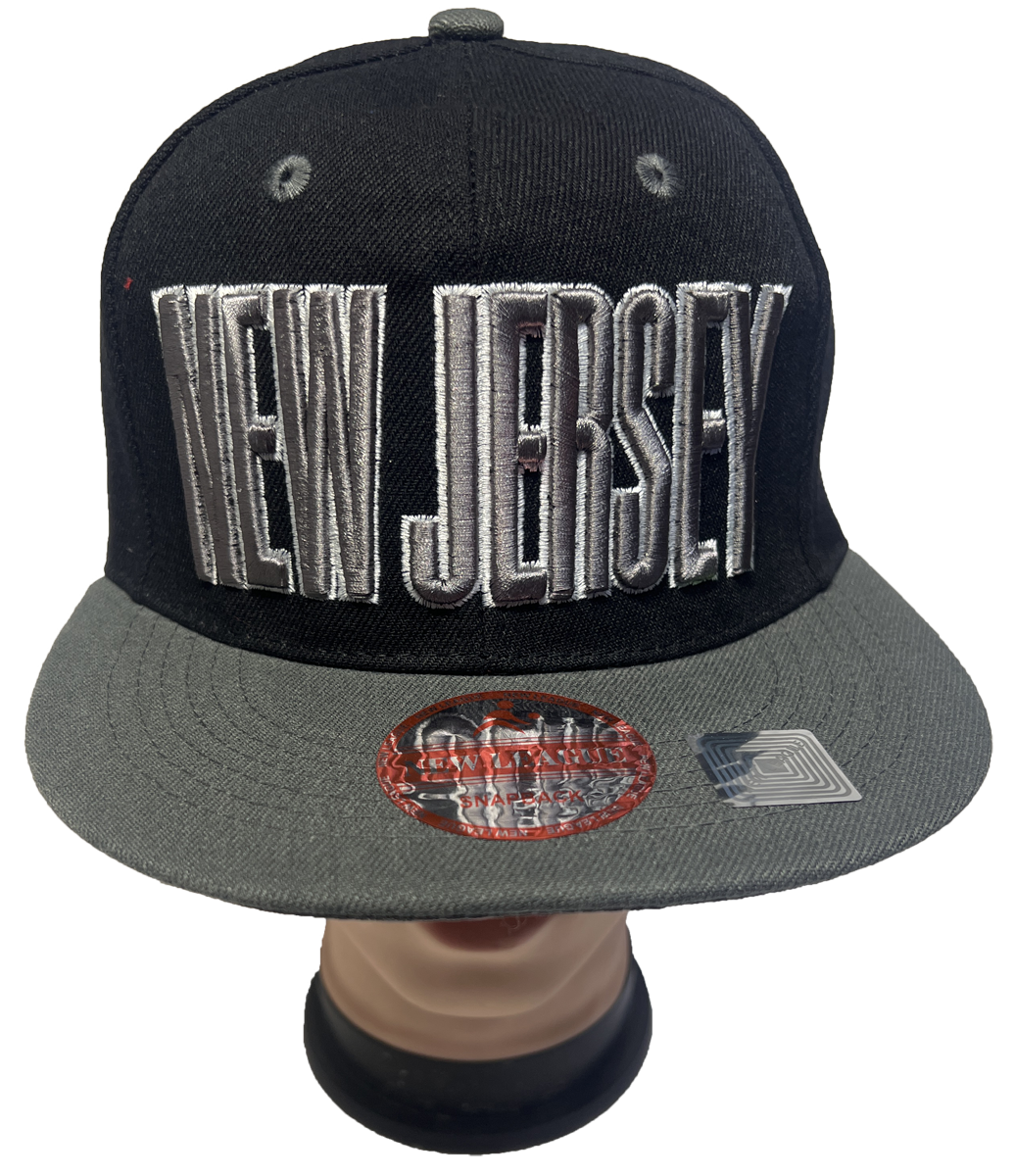 NEW JERSEY 3D Embroidered Hip Hop Snapback Adjustable Baseball Cap Hats ...
