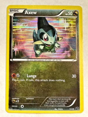 Pokemon - Axew - 13/20 - Dragon Vault - Fixed - Near Mint or better | eBay
