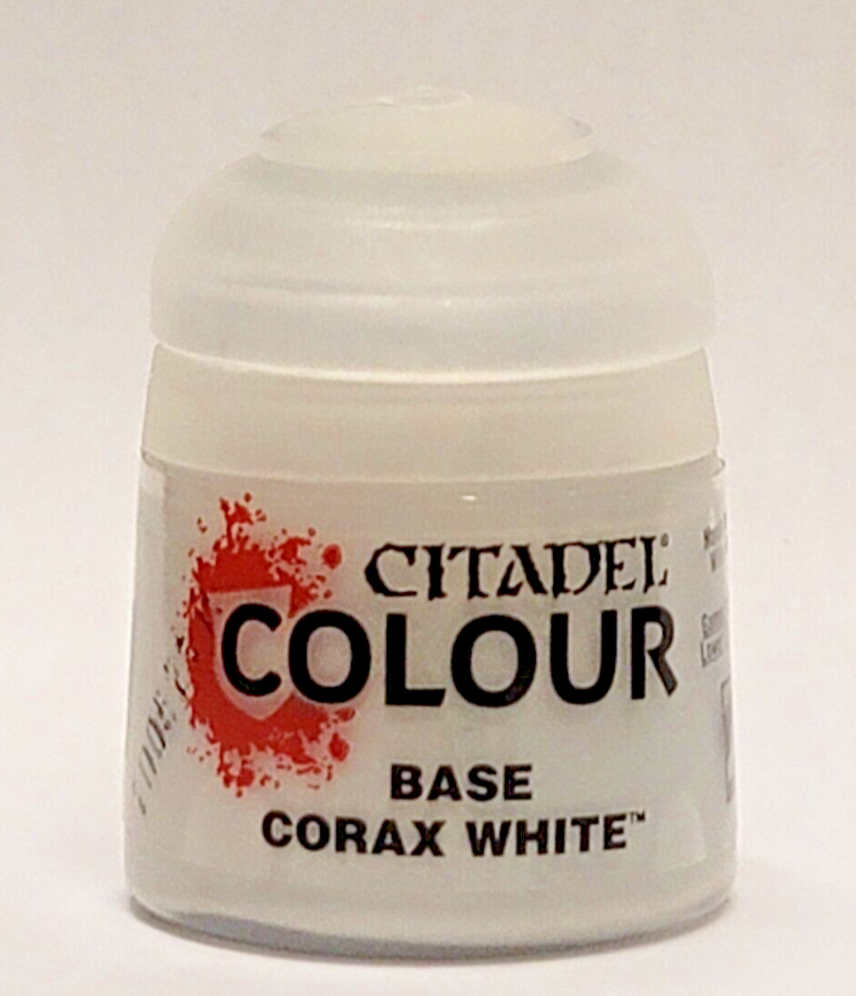 Citadel Corax White Base Warhammer Wargaming in Stock Model Paint 12ml ...