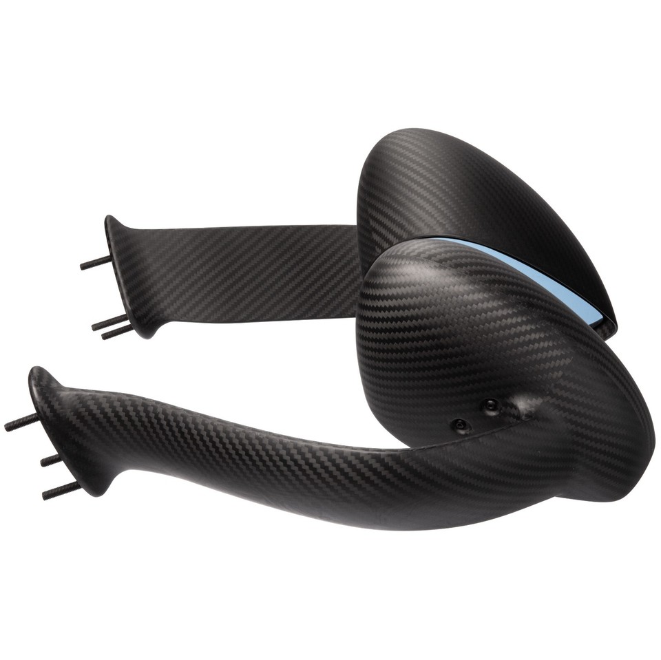 Ferrari 458 GT3 Carbon Fiber Racing Mirrors - Fits OEM Doors! Matte ...