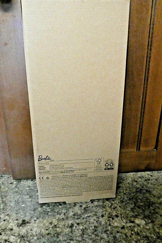 BLACK LABEL BMR 1959 BARBIE FULLY ARTICULATED MILLE DOLL FACE SCULPT ...