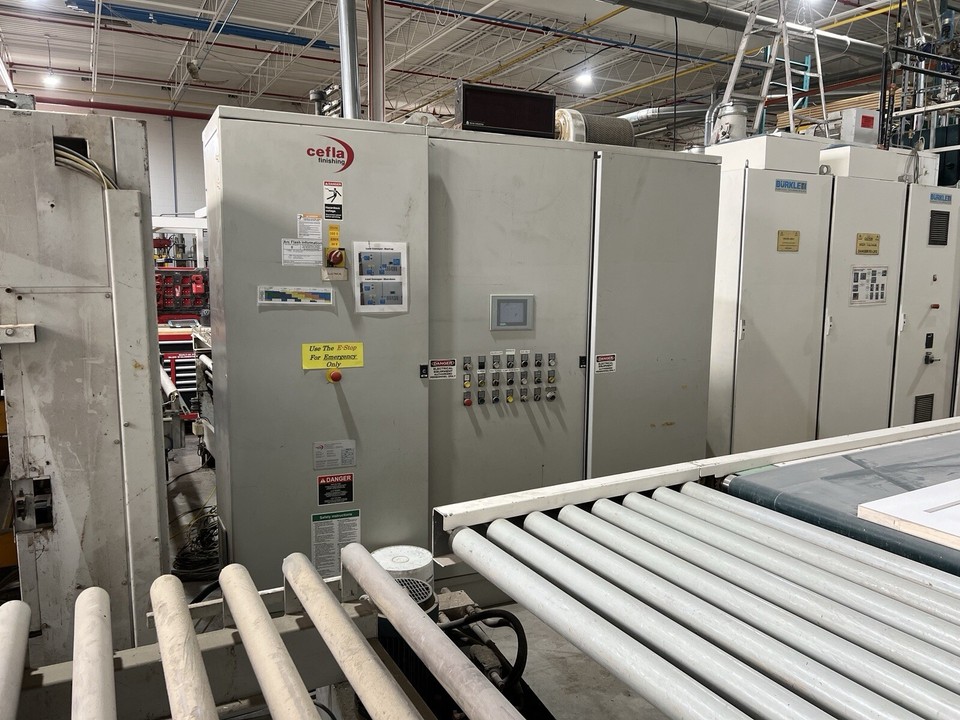 Cefla Spray Line-Infrared Convection curing-3D UV Curing-Panel Flipper ...