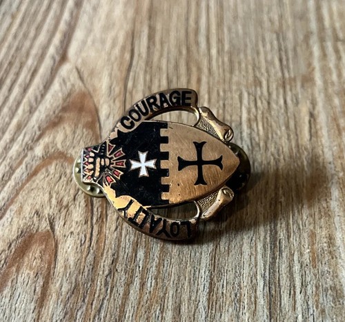 Vintage WWII Cavalry Lapel Pin Loyalty Courage LDPD2 | eBay