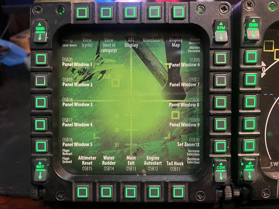 Thrustmaster MFD Cougar Pack Multi Function Display For Flight Sims ...