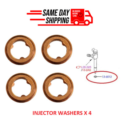 4 x Diesel Copper Injector Washers Fit For Ford PJ / PK Ranger 2.5 3.0 ...