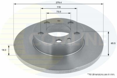 FOR FIAT DUCATO 2 L COMLINE FRONT BRAKE DISCS SET BRAKING DISCS PAIR ...