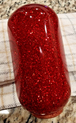 Vintage Custom Red Metal Flake Shift Knob | Rat Fink Hot Rod Rat Rod ...