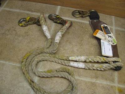 Klein Tools 87413 Dual Nylon Rope Deceleration Fall Arrest Lanyard | eBay
