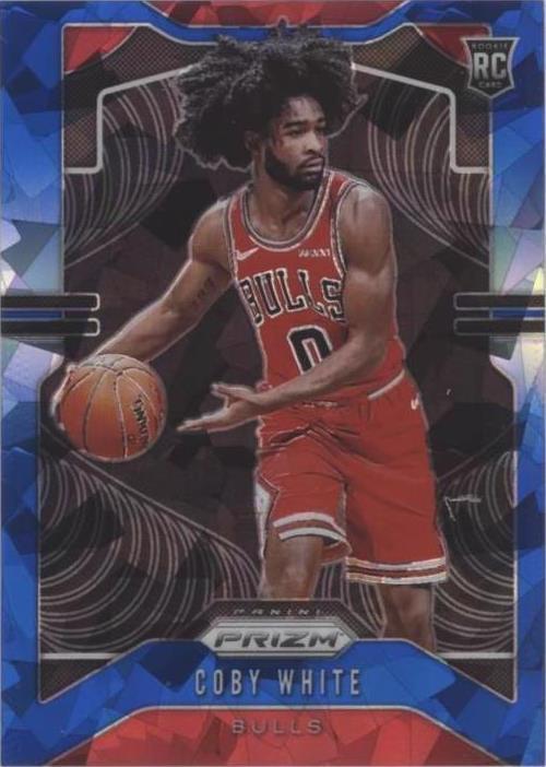 2019-20 Panini Prizm - Rookie Coby White #253 Blue Ice Prizm /99 (RC ...