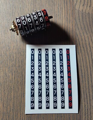 1948-1950 Ford F1 - F8 Gauge Odometer Restoration Decal Set 1949 ...