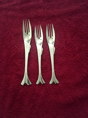 Yamazaki GONE FISHING Stainless Fish Glossy 1 Dinner Fork 2 Sald Forks ...