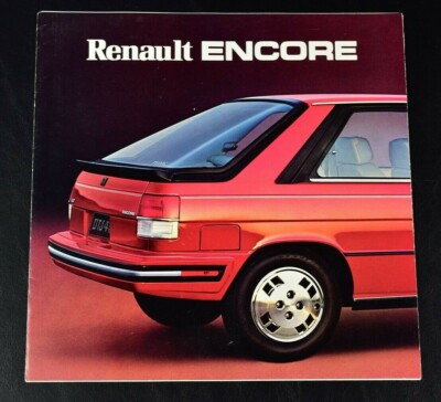 1984 RENAULT ENCORE SALES BROCHURE | eBay