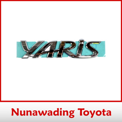 Genuine Toyota Tailgate Yaris Name Badge for Yaris Hatch 2017 - 2020 | eBay