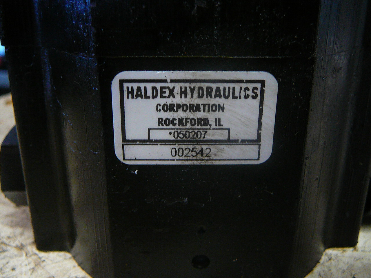 HALDEX HYDRAULICS 050207 - 002542 HYDRAULIC GEAR PUMP | eBay