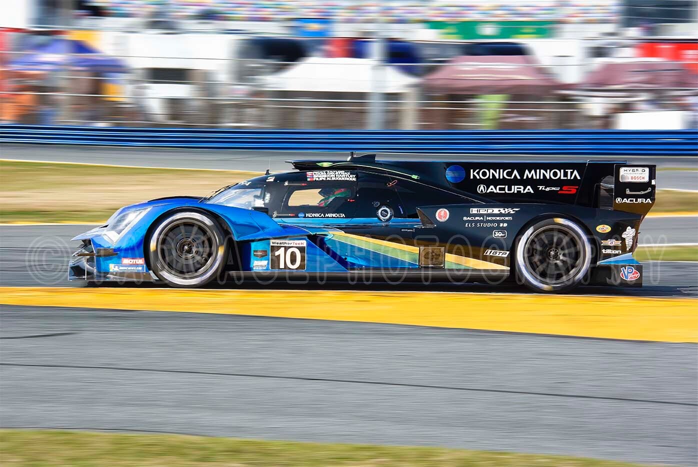 Acura ARX-06 Konica Minolta No. 10 IMSA GTP Rolex 24 Race Car Photo ...