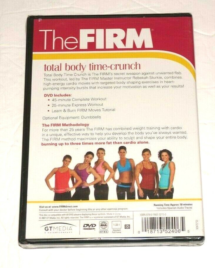 The Firm: Total Body Time-Crunch with Master Instructor Rebekah Sturkie DVD NEW 18713524065| eBay