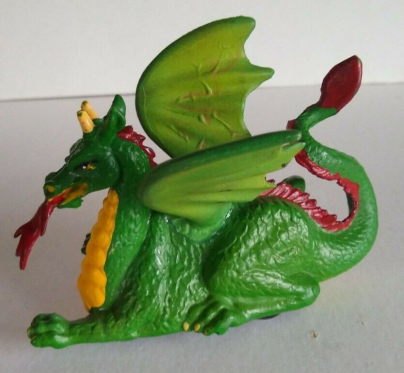 Brittains Pull Back Rolling Dragon & (2) Medieval Horses 1988 | eBay