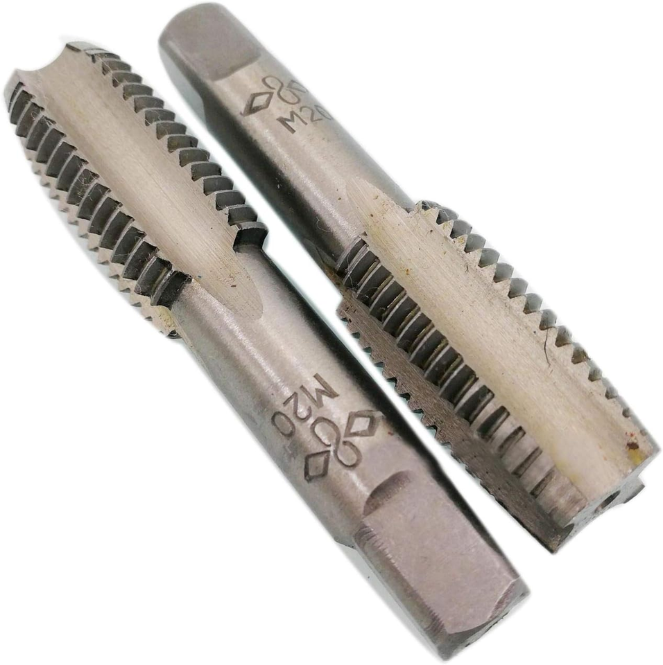 HSS 20Mm X 2.5 Metric Taper and Plug Tap Right Hand Thread M20 X 2.5Mm ...