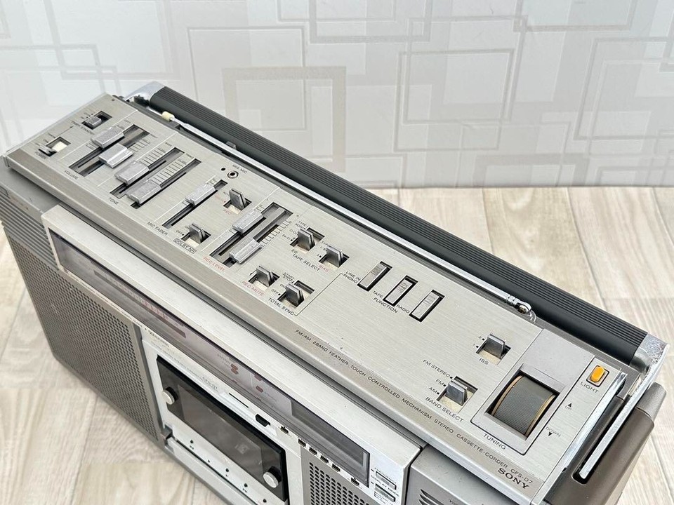 SONY CFS-D7 Boombox 1979 Portable Stereo Cassette Radio Excellent ...