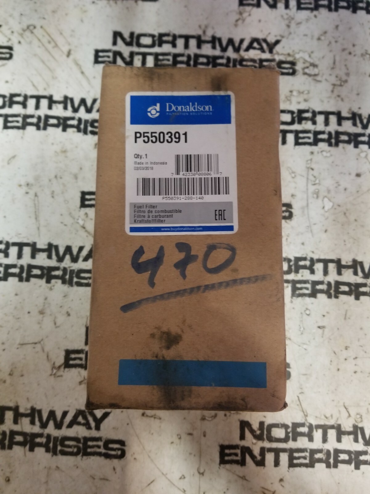 DONALDSON P550391 - Fuel filter cross reference