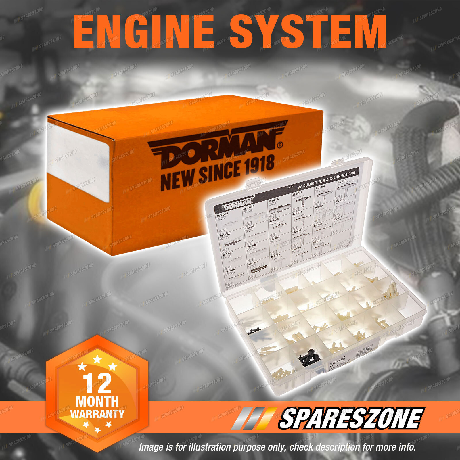 Dorman Vacuum Tees & Connectors General Maintenance Tech Tray - 030-496 ...