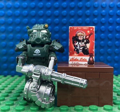 Custom Lego T-60 Gunner Power Armor with Minigun and Poster From ...