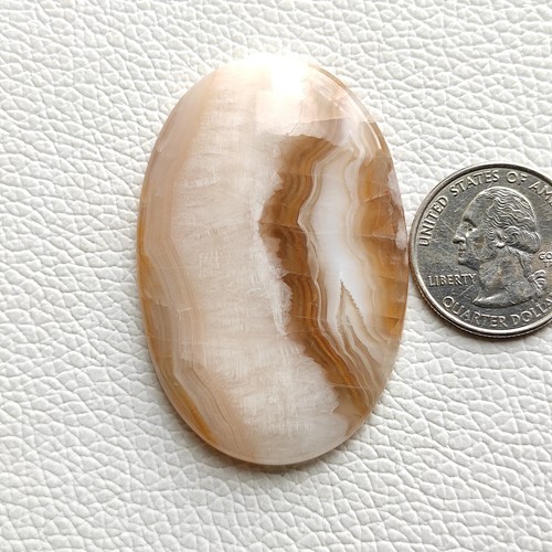56x37x5 MM Forme Ovale Botswana Cabochon Agate Réunis Motif Agate Gemme ...