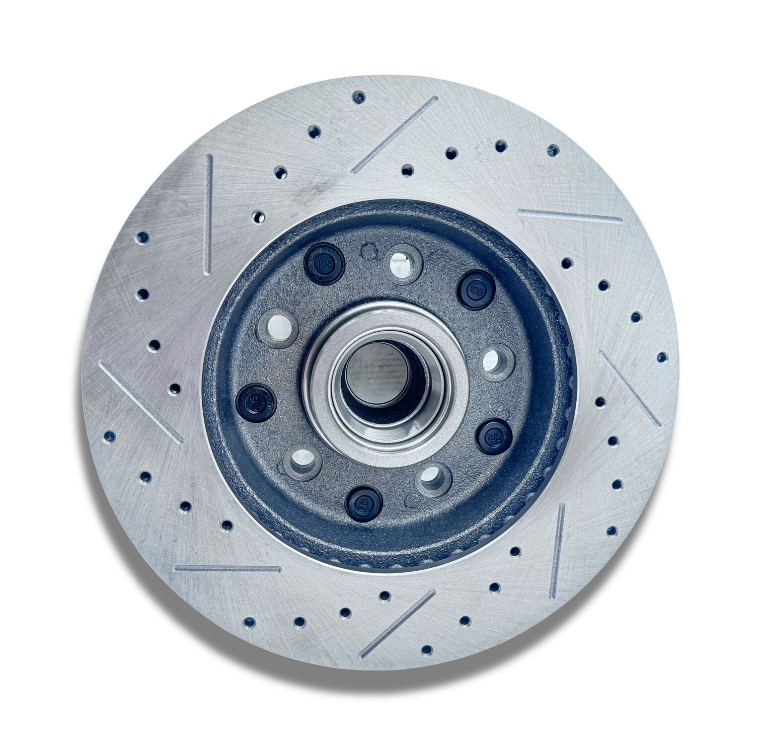 5x5.5 and 5x5 11" Mustang 2 Rotors Drilled and Slotted (Pair) | eBay