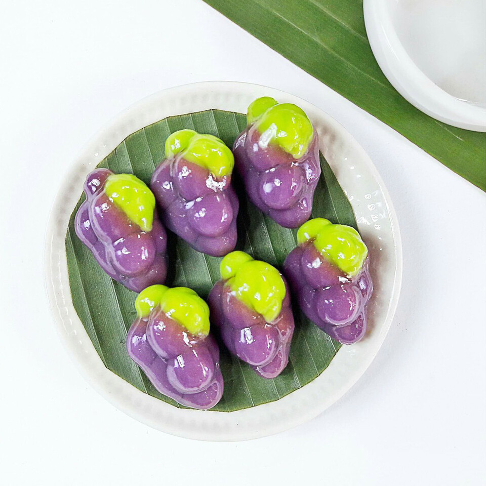 Set 3 Thai Dessert Mold Look Chup Fruit Shaped Mung Bean Jelly Coat ...