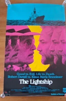 The LIGHTSHIP movie poster ROBERT DUVALL 1987 video promo | eBay