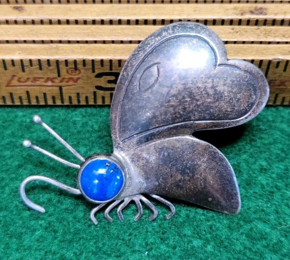 Vintage Navajo Alice Platero Signed Sterling Silver &… - Gem