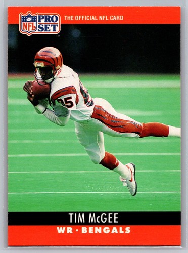 Tim McGee 1990 Pro Set FOOTBALL #64 Cincinnati Bengals | eBay