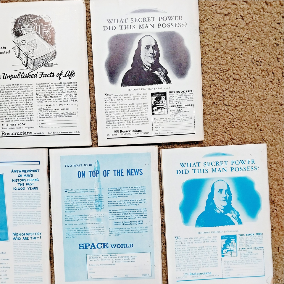 Flying Saucers Magazine Ray Palmer Lot 7 Issues 1963-1964 UFO ...