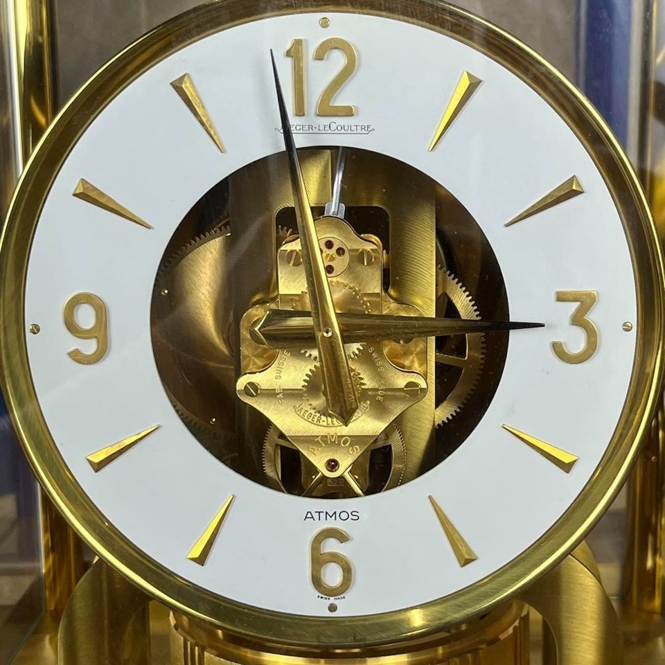 Jaeger LeCoultre Atmos Clock Gold Vintage Air Clock JUNK | eBay