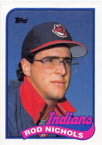 Rod Nichols 1989 Topps 443 Cleveland Indians Rookie Baseball Card | eBay