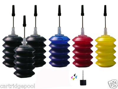 Pigment ink refill kit for HP 932 XL 933 XL OfficeJet 6100 6600 6700 ...