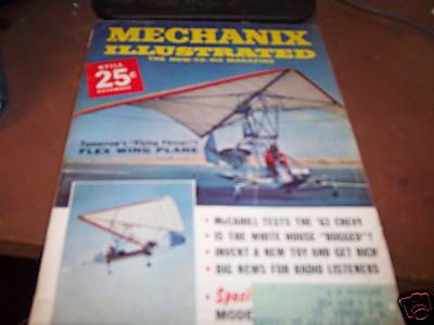 Mechanix Illustrated Nov 1961 Flex Wing Plane | eBay