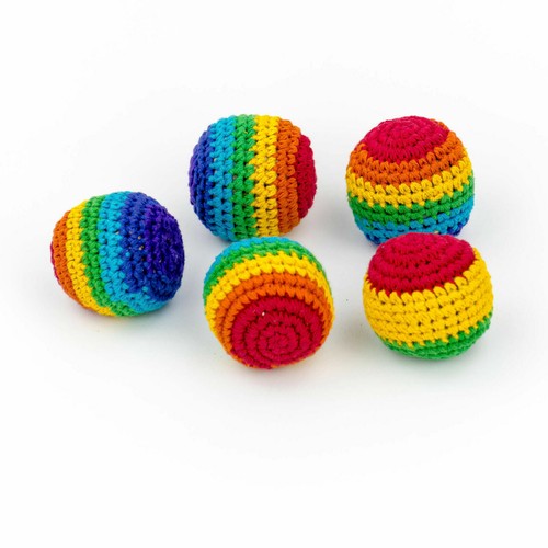 Rainbow Hacky sacks, Toys, Juggling balls, Footbag, Stress balls, Magic ...