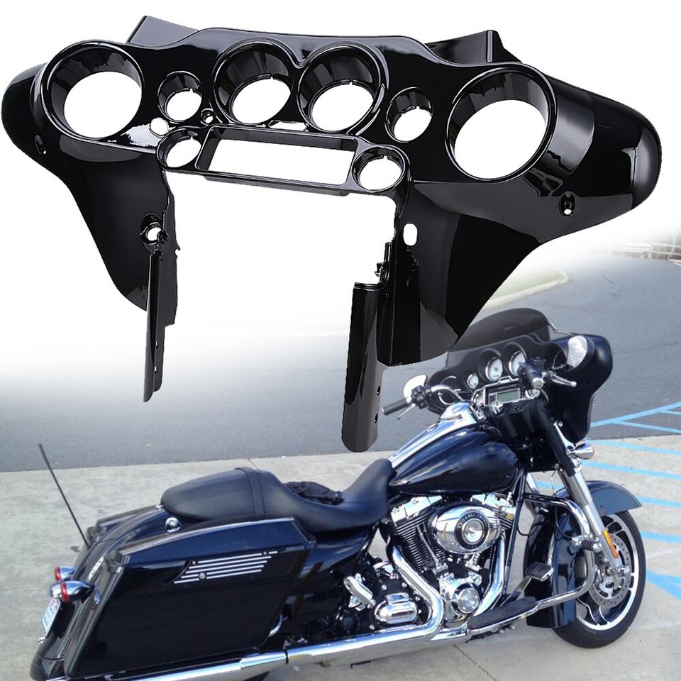 Vivid Black Batwing Inner Fairing For Harley Davidson Street Electra ...