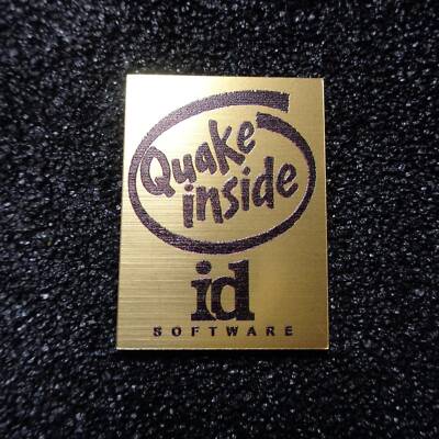 Quake Retro PC Case Logo Label Decal Sticker Badge [493c] | eBay